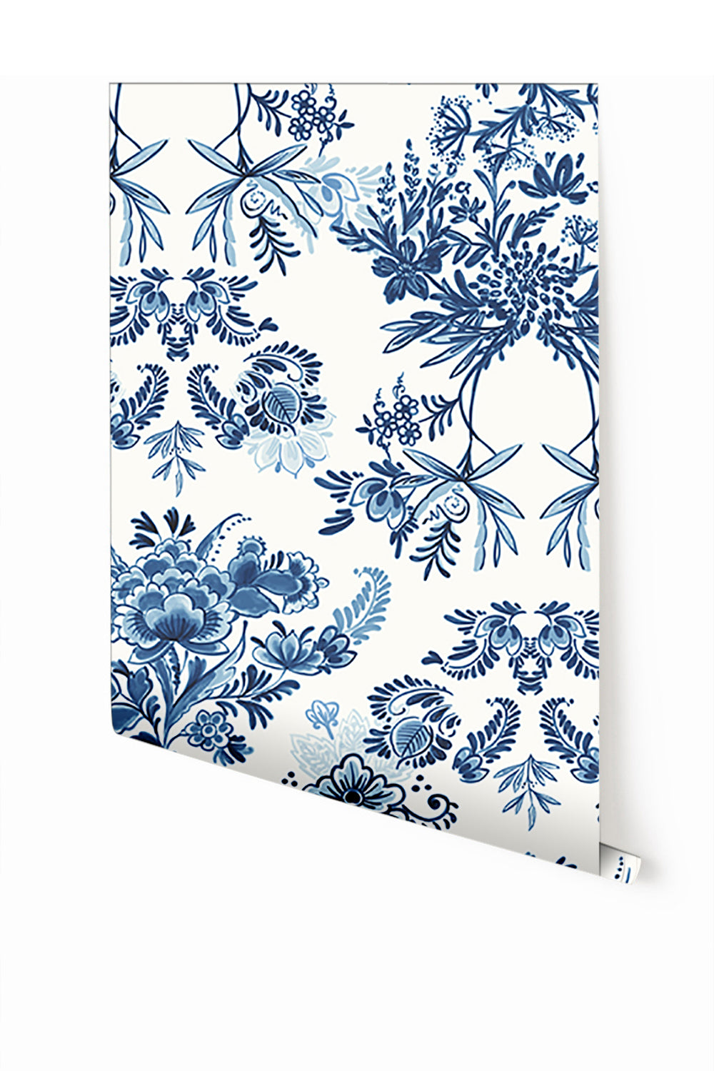 Delft© Mural Wallpaper in Blue | drop it MODERN® - Drop it Modern